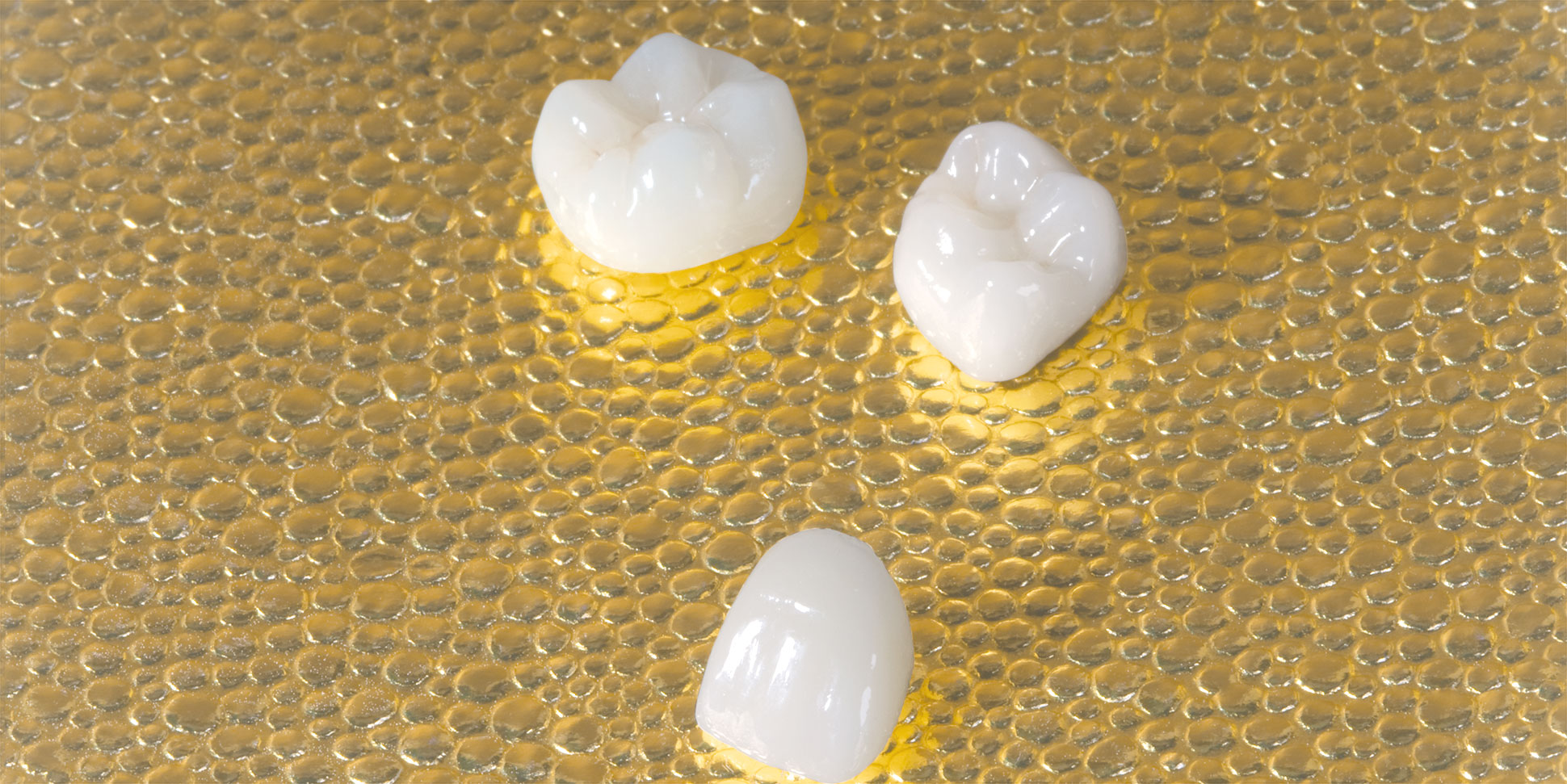 Three Captek crowns